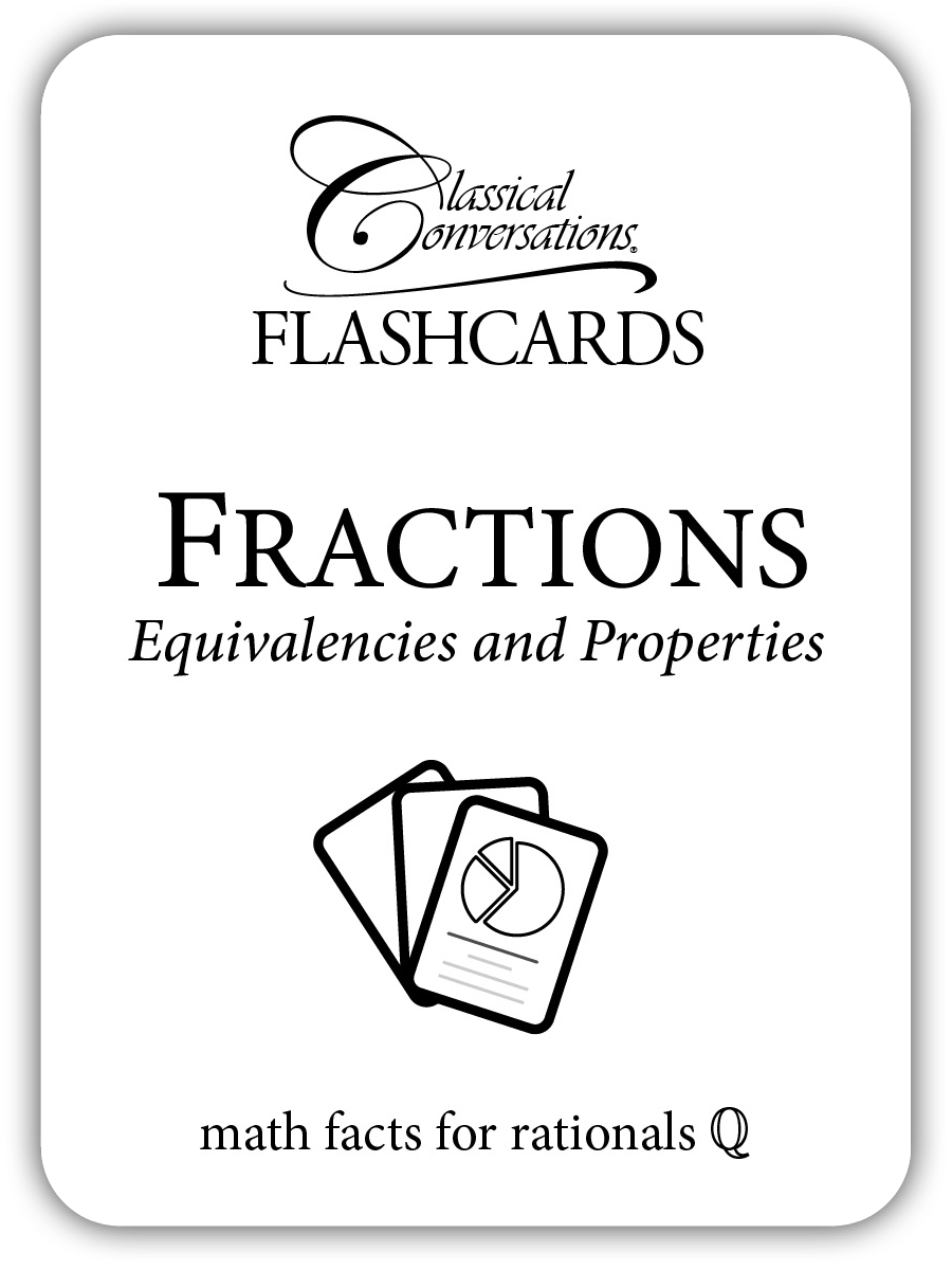 Fractions: Equivalencies and Properties (Math Flashcards)