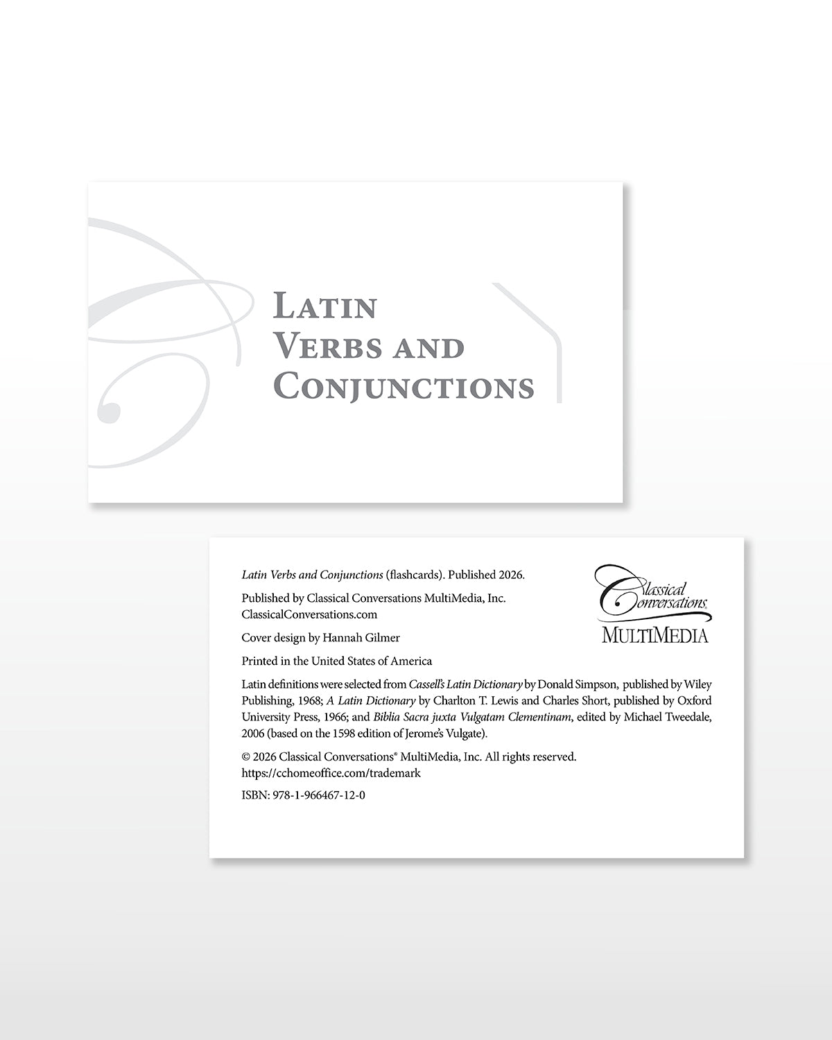 Latin Verbs and Conjunctions Flashcards