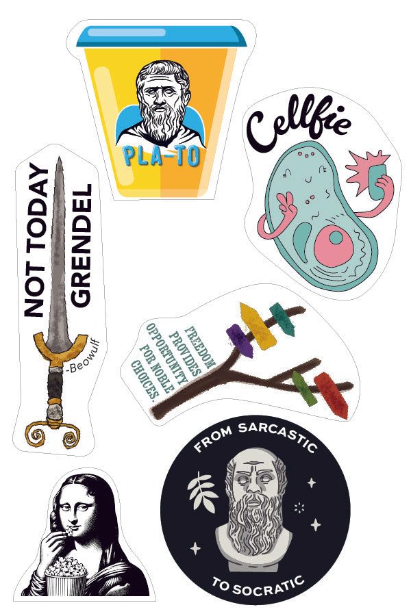 CC Fun Vinyl Stickers