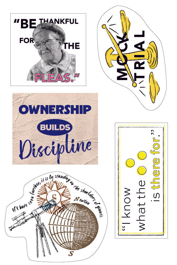 CC Fun Vinyl Stickers