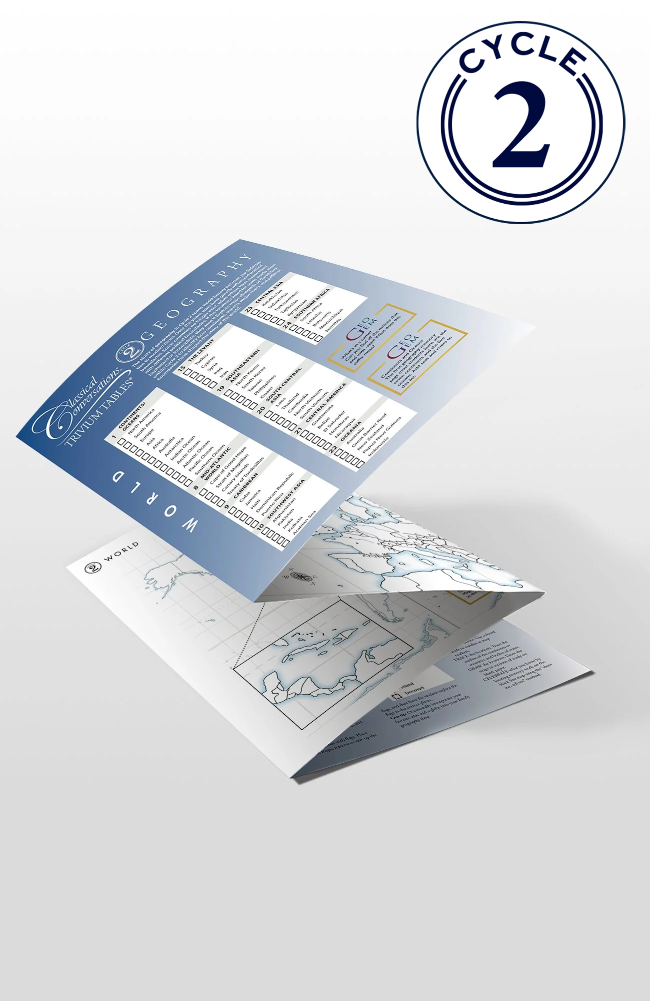 World geography for students on the go! Cycle 2